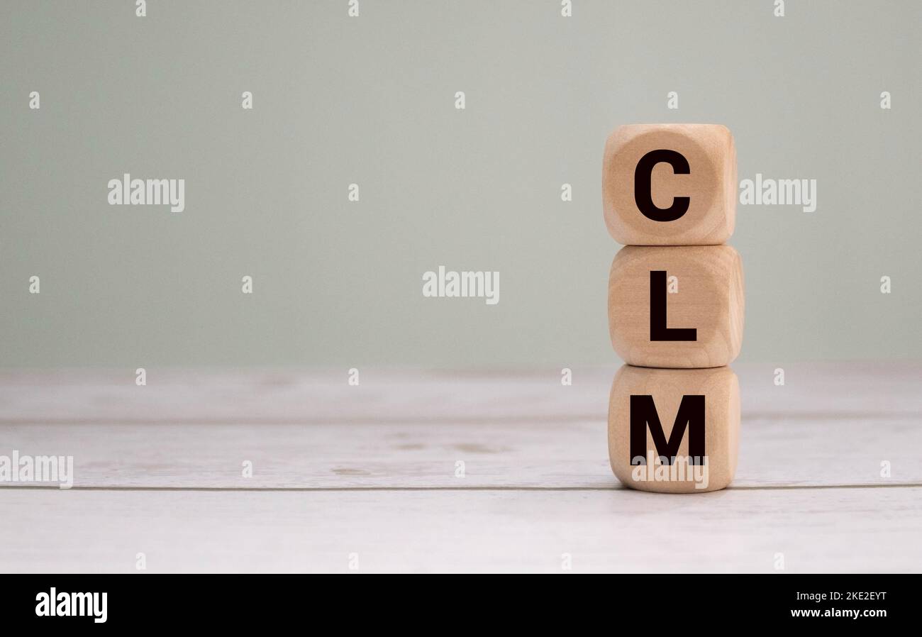 Business Acronym CLM as CAREER LIMITING MOVE Stock Photo - Alamy