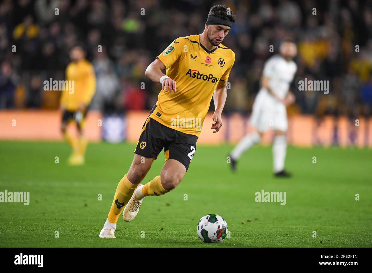 Max Kilman #23 of Wolverhampton Wanderers during the Carabao Cup match ...