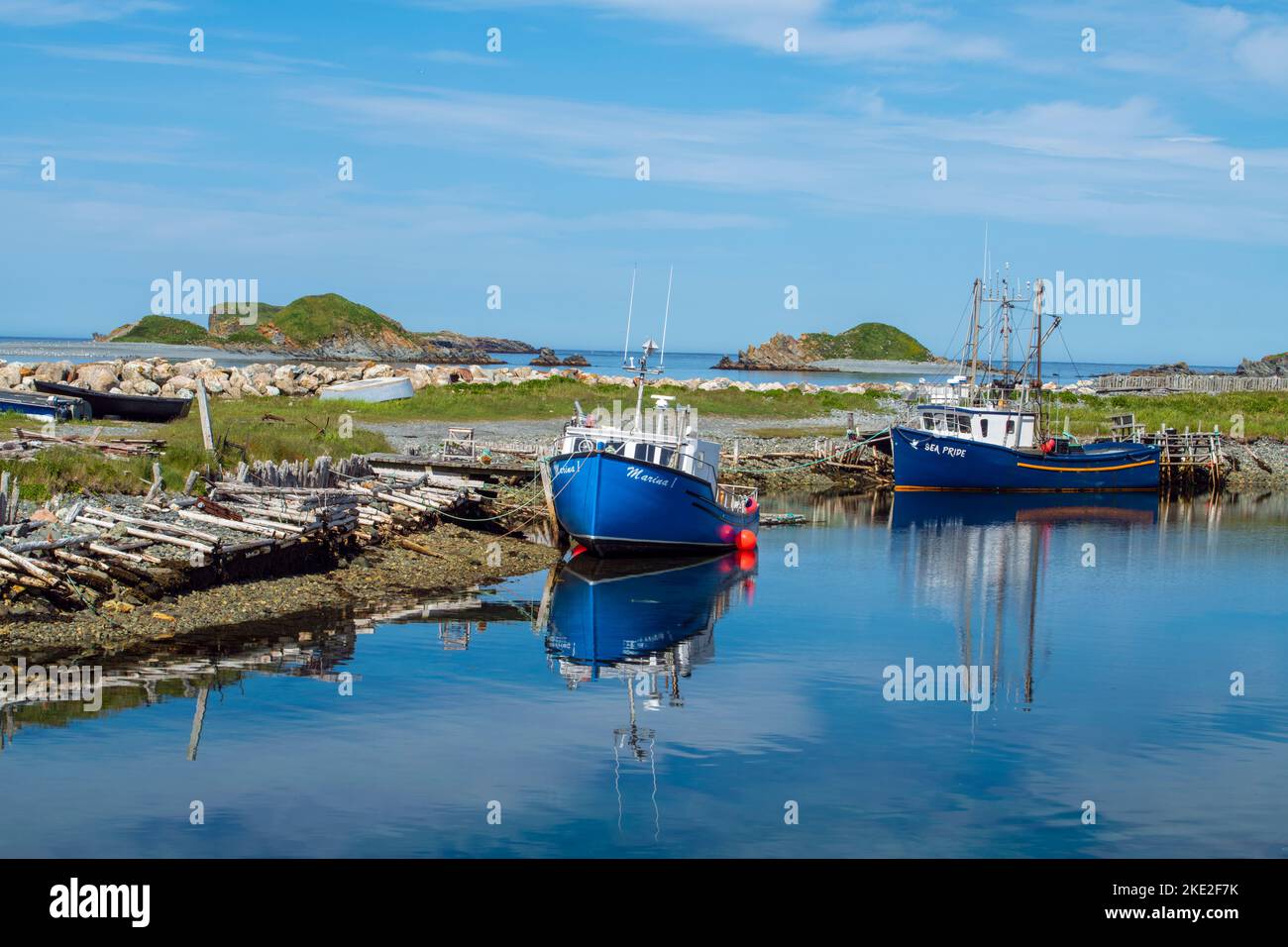 Newfoundland dory boat hi-res stock photography and images - Alamy
