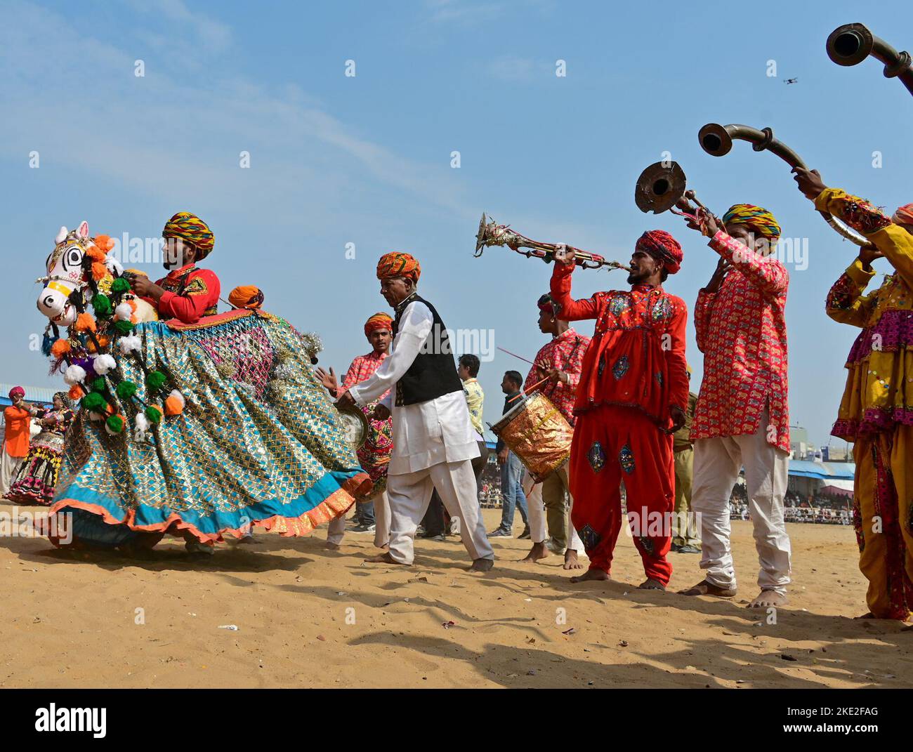 Pushkar, Rajasthan, India. 4th Nov, 2022. View from the annual Pushkar ...