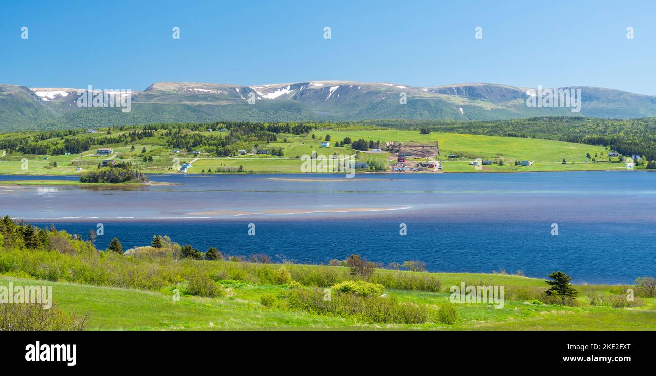 Overlooking the Grand Codroy River, Great Codroy, Newfoundland and ...
