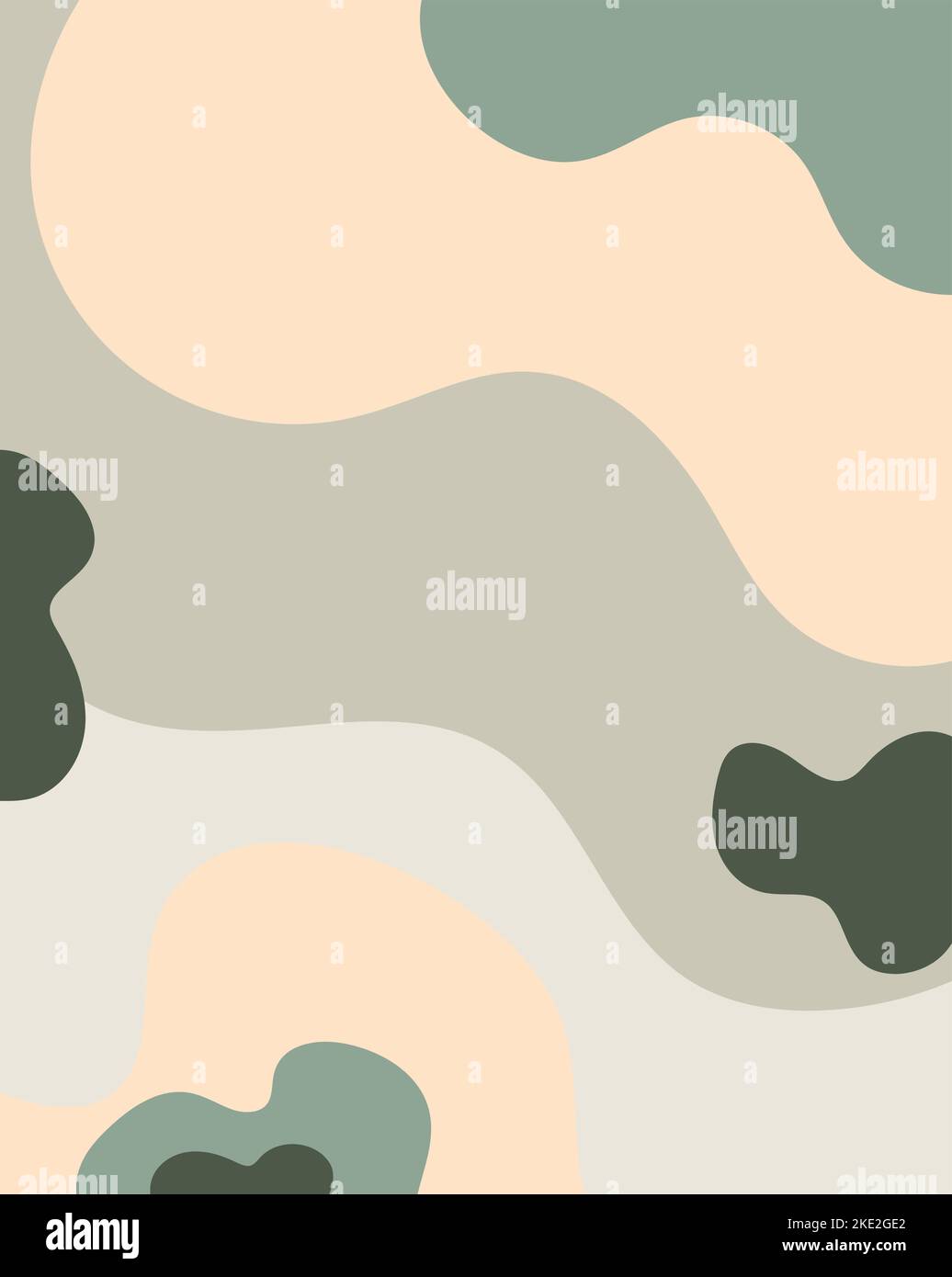 Minimalistic vector abstract background in earthy tones Stock Vector ...