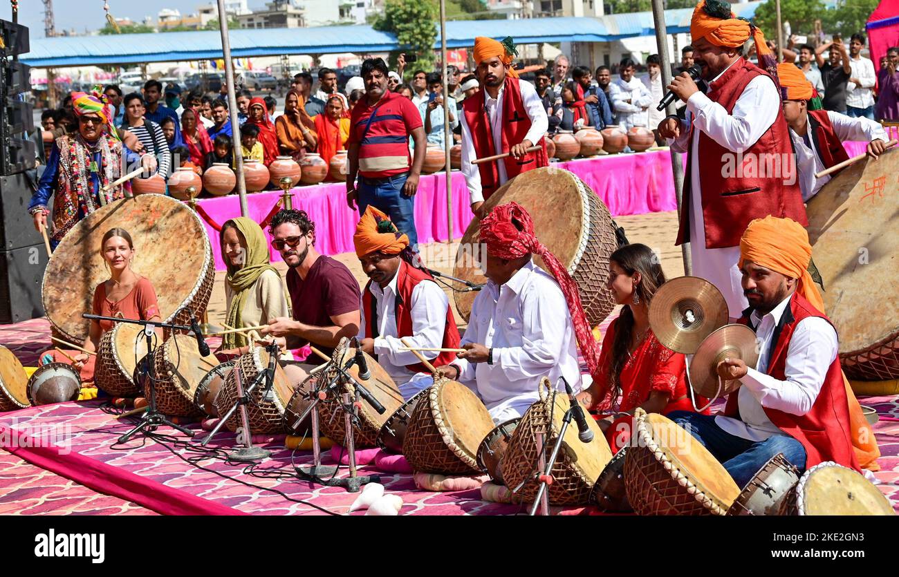 Pushkar, Rajasthan, India. 4th Nov, 2022. View from the annual Pushkar ...
