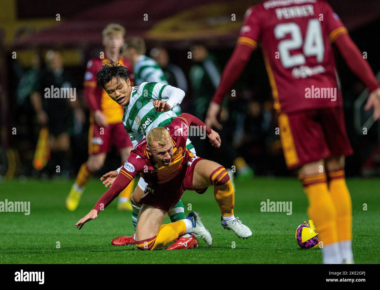 9th November 2022; Fir Park, Motherwell, N Lanarkshire, Scotland ...