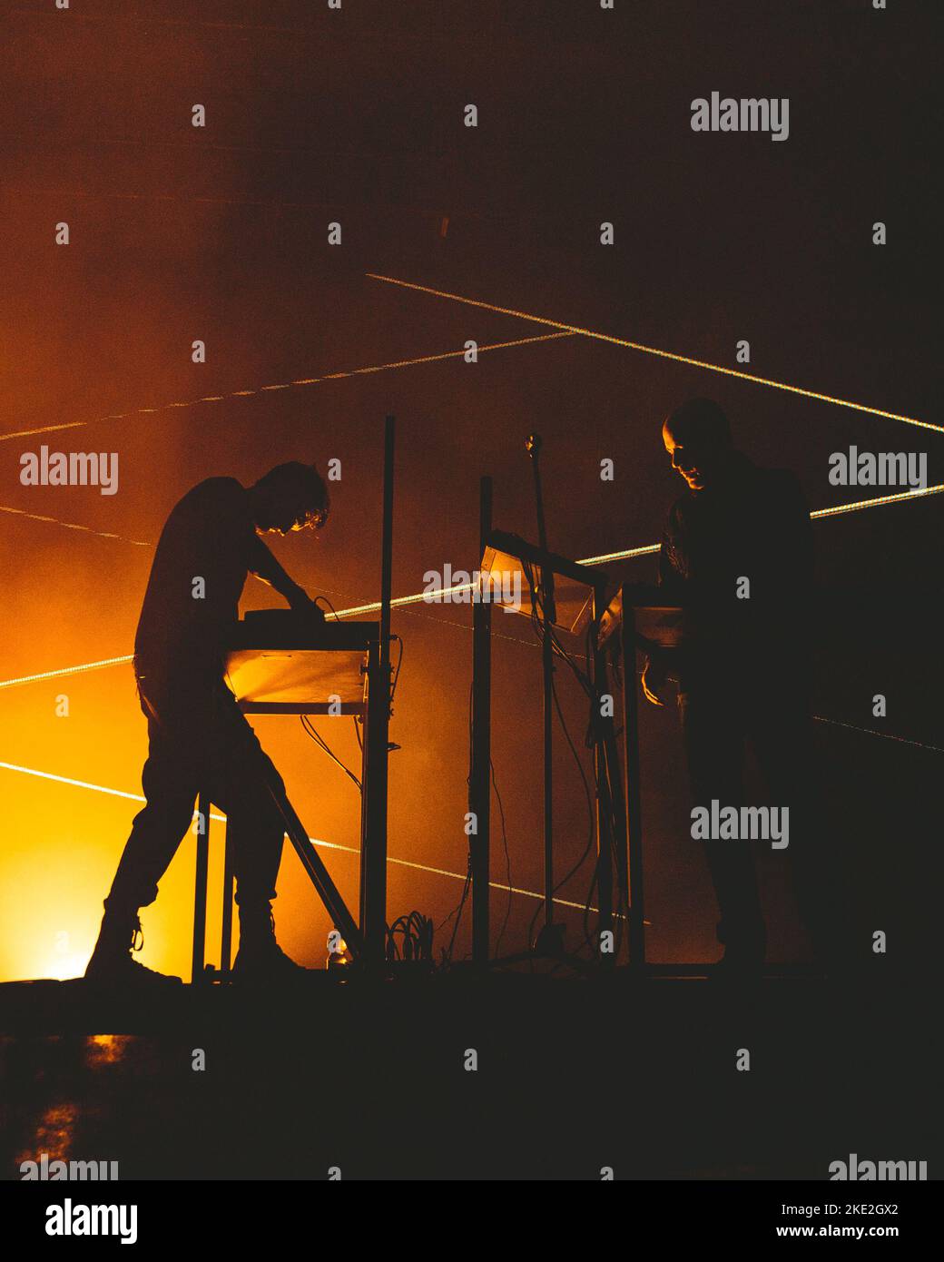 Milan, Italy, 9th Nov 2022. Moderat perform live at Alcatraz in Milan ...