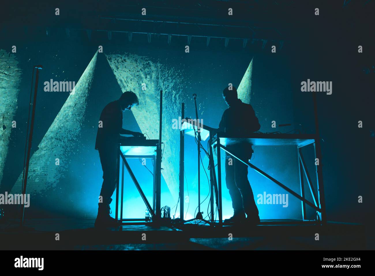 Milan, Italy, 9th Nov 2022. Moderat perform live at Alcatraz in Milan ...