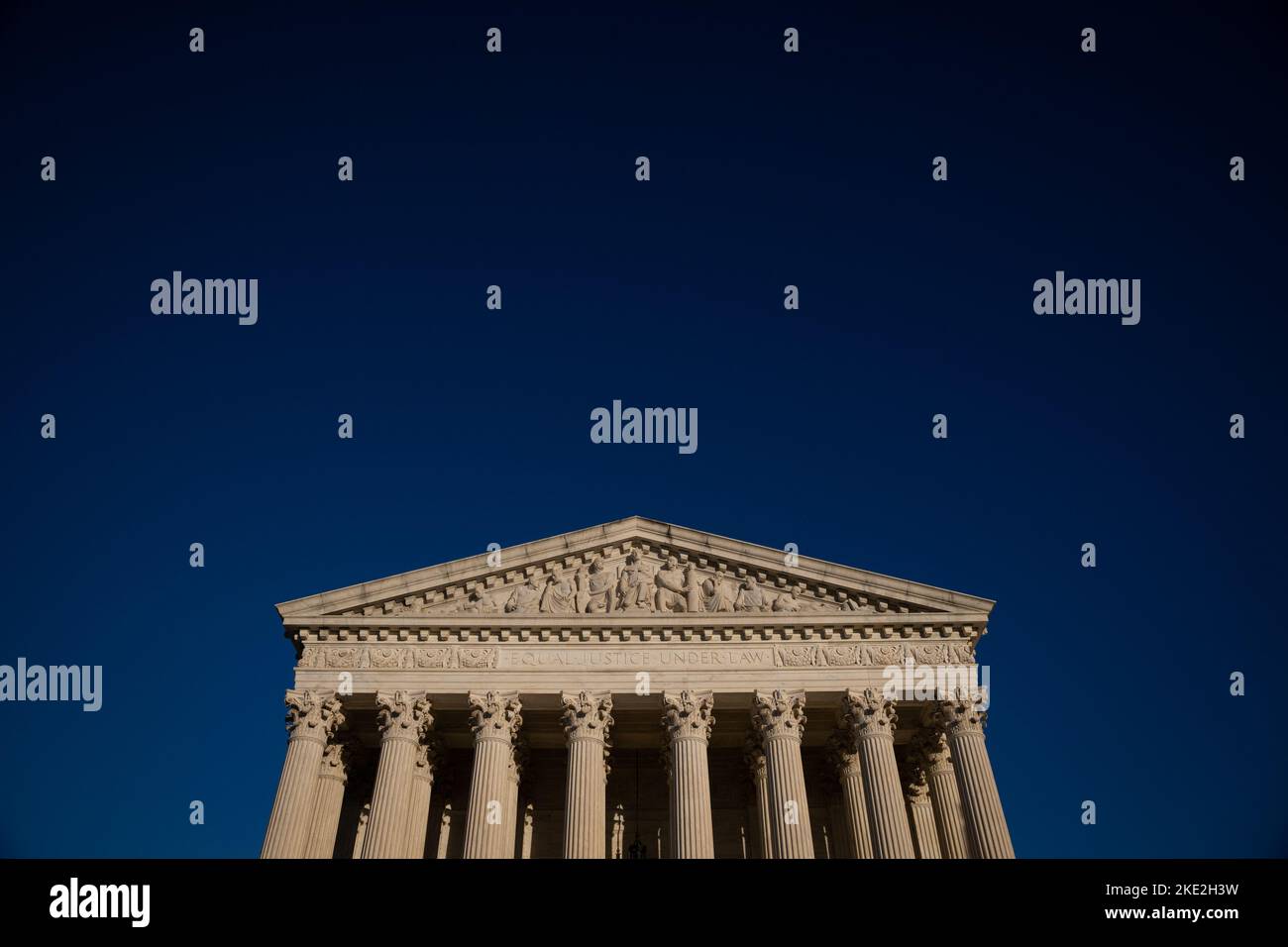 A general view of the U.S. Supreme Court, in Washington, D.C., on ...