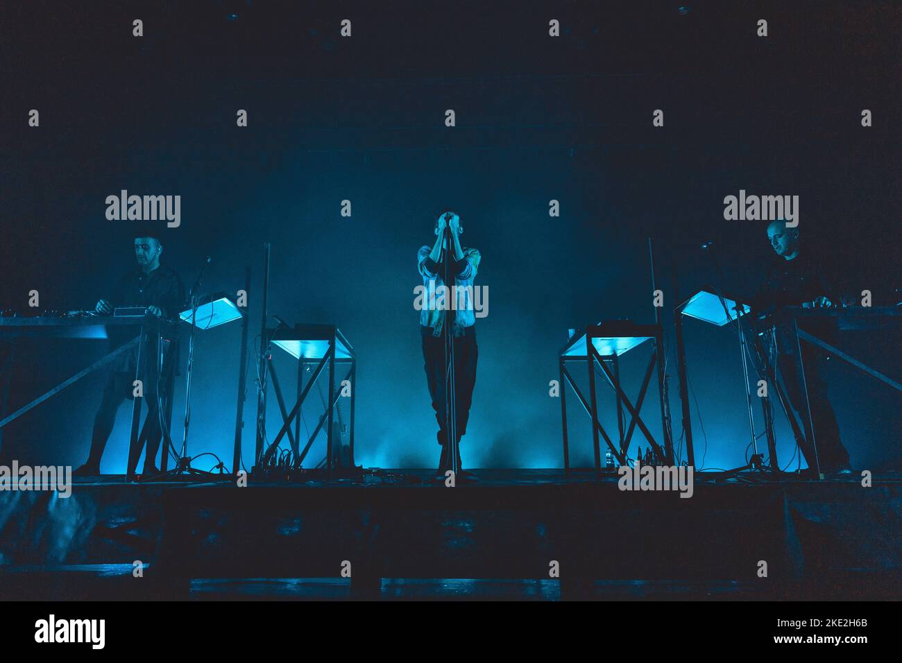 Milan, Italy, 9th Nov 2022. Moderat perform live at Alcatraz in Milan ...