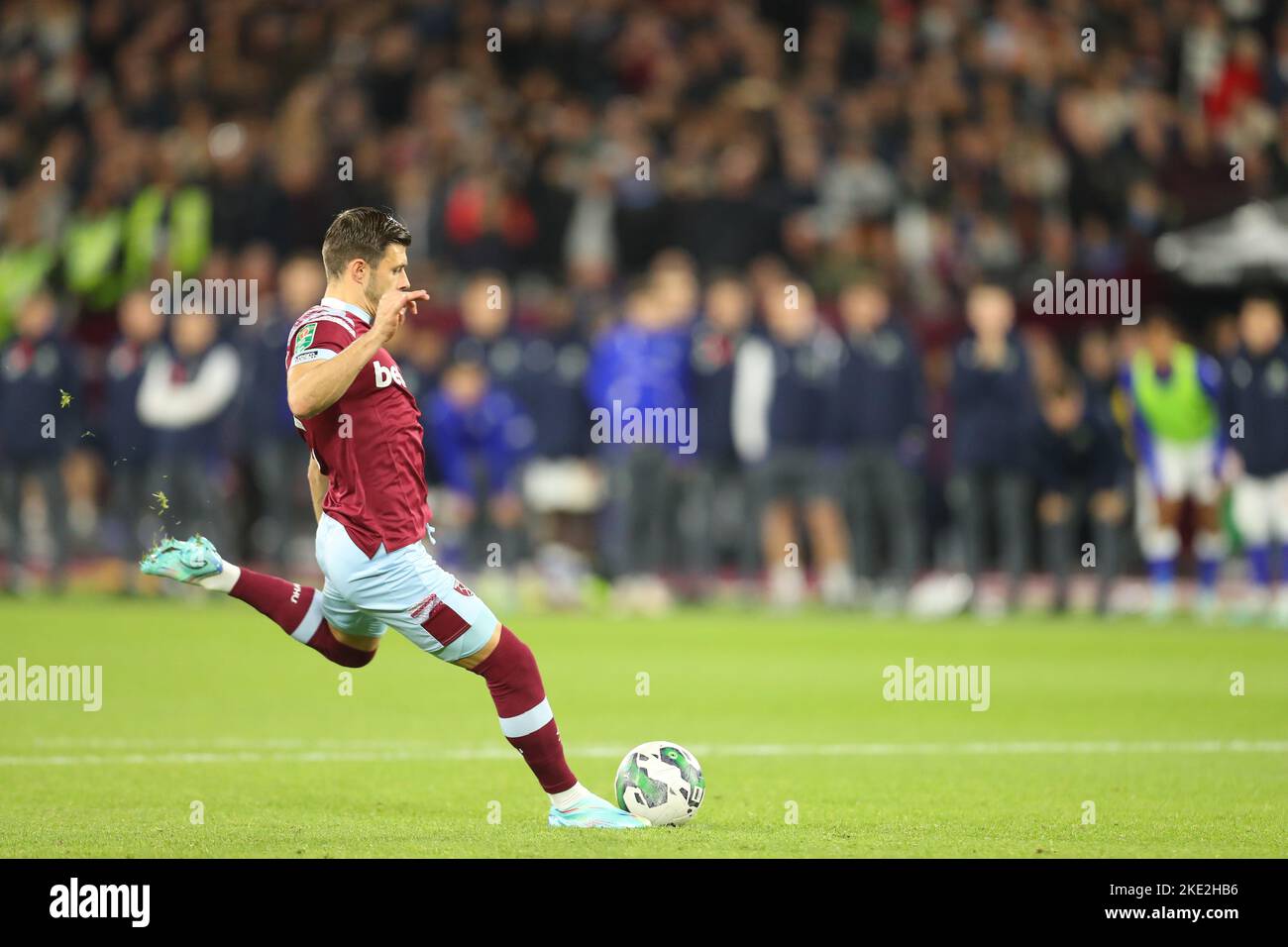 London Stadium, London, UK. 9th Nov, 2022. Carabao Cup football West Ham versus Blackburn Rovers ...