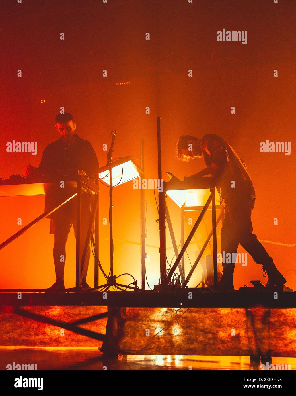 Milan, Italy, 9th Nov 2022. Moderat perform live at Alcatraz in Milan ...