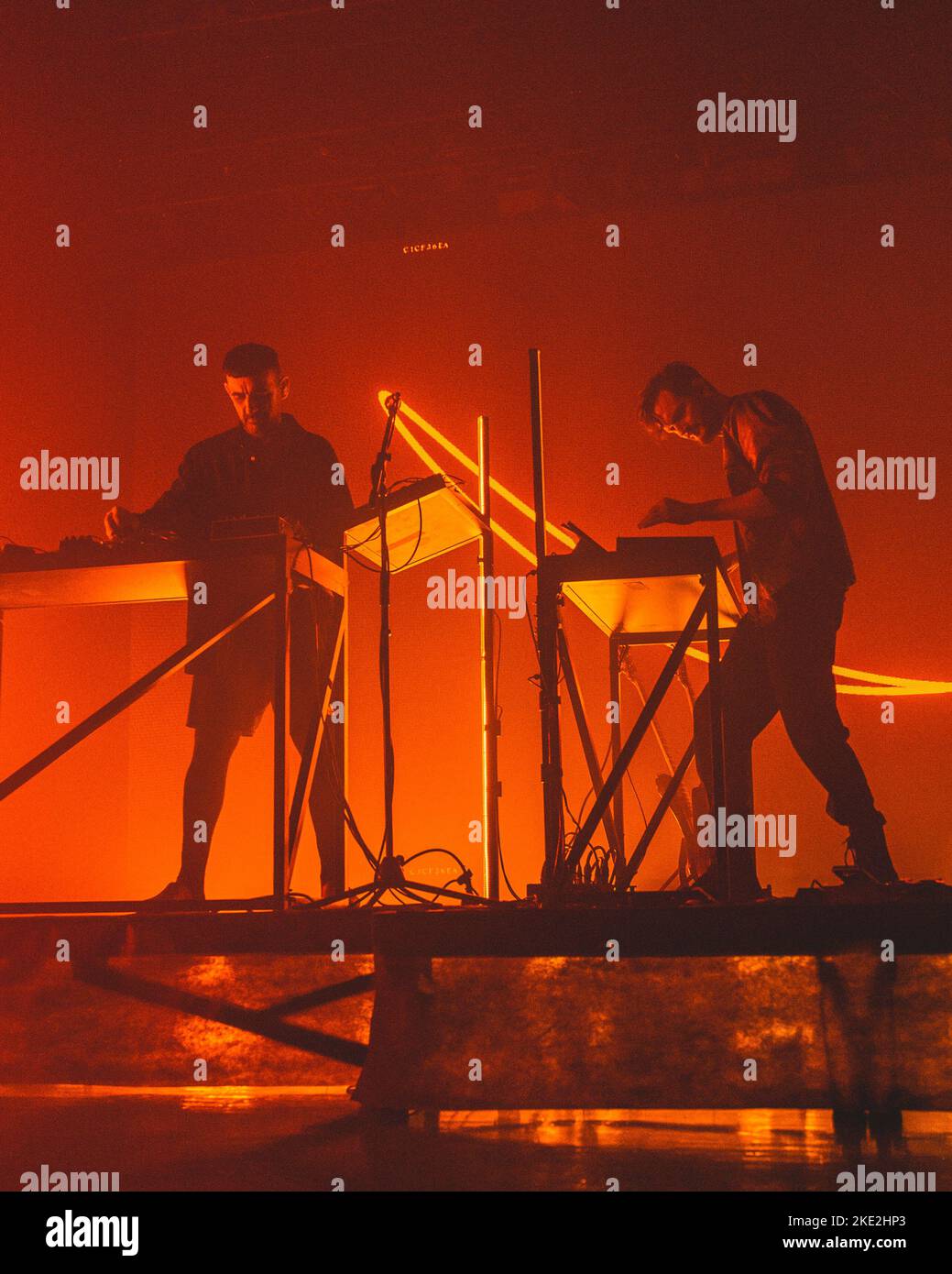 Milan, Italy, 9th Nov 2022. Moderat perform live at Alcatraz in Milan ...