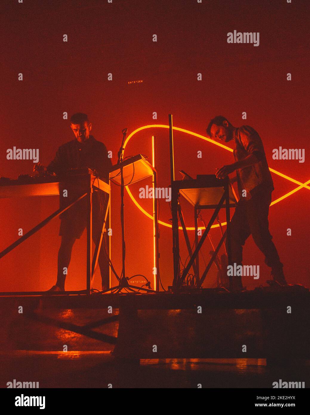 Milan, Italy, 9th Nov 2022. Moderat perform live at Alcatraz in Milan ...