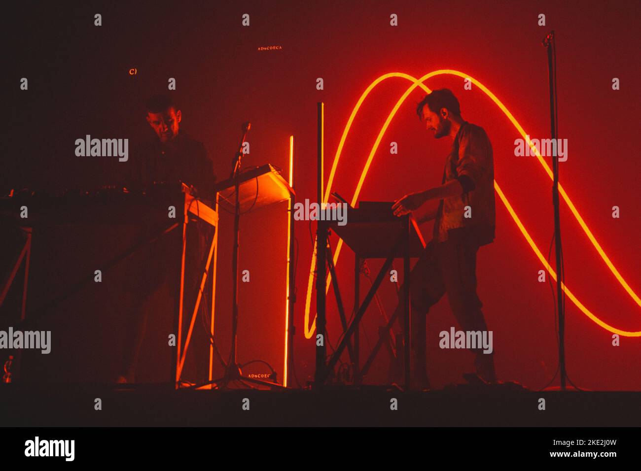 Milan, Italy, 9th Nov 2022. Moderat perform live at Alcatraz in Milan ...