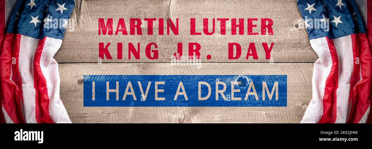 I Have A Dream Quote From Martin Luther King Jr On Wooden Background