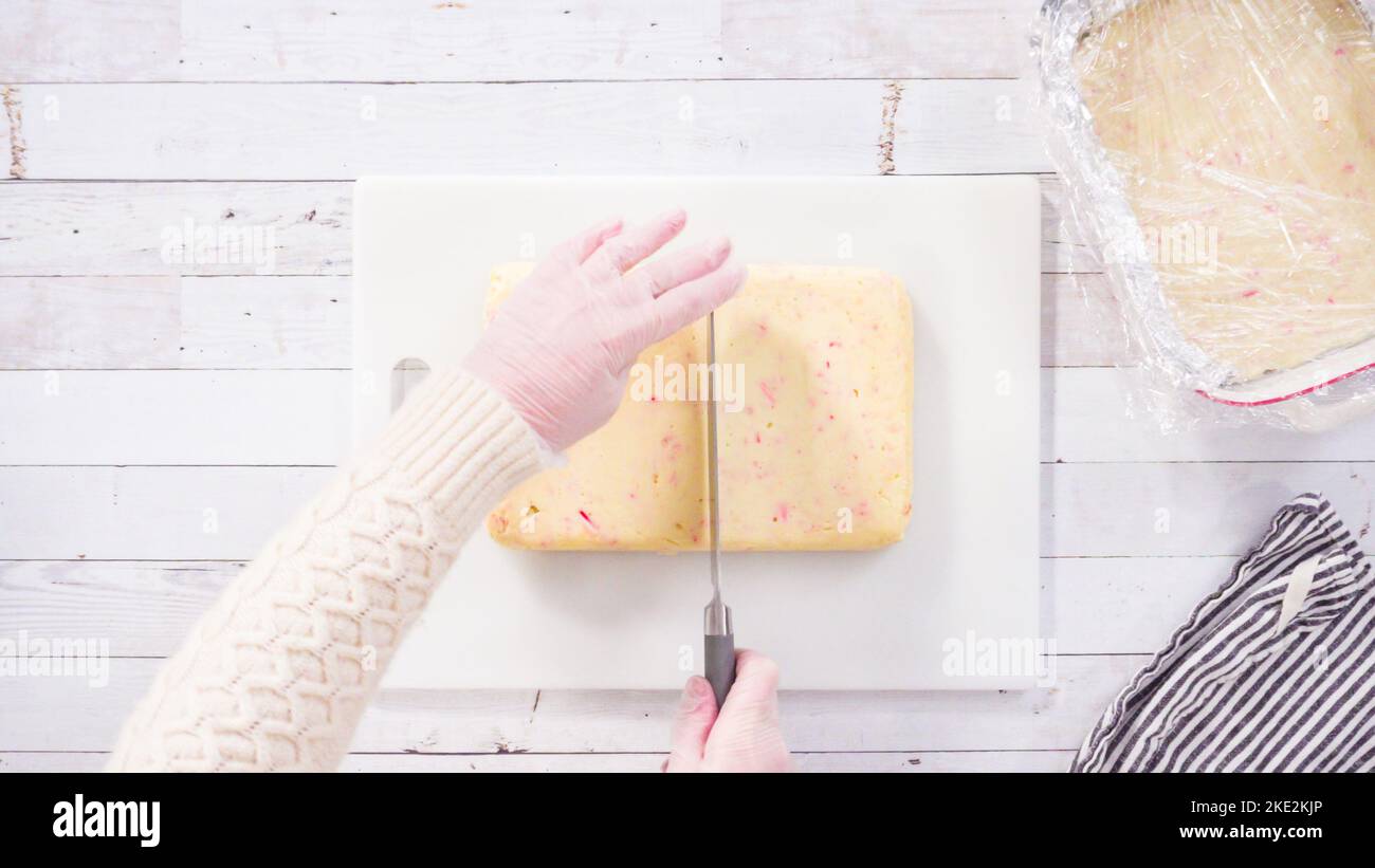 Flat lay step step candy hi-res stock photography and images - Alamy