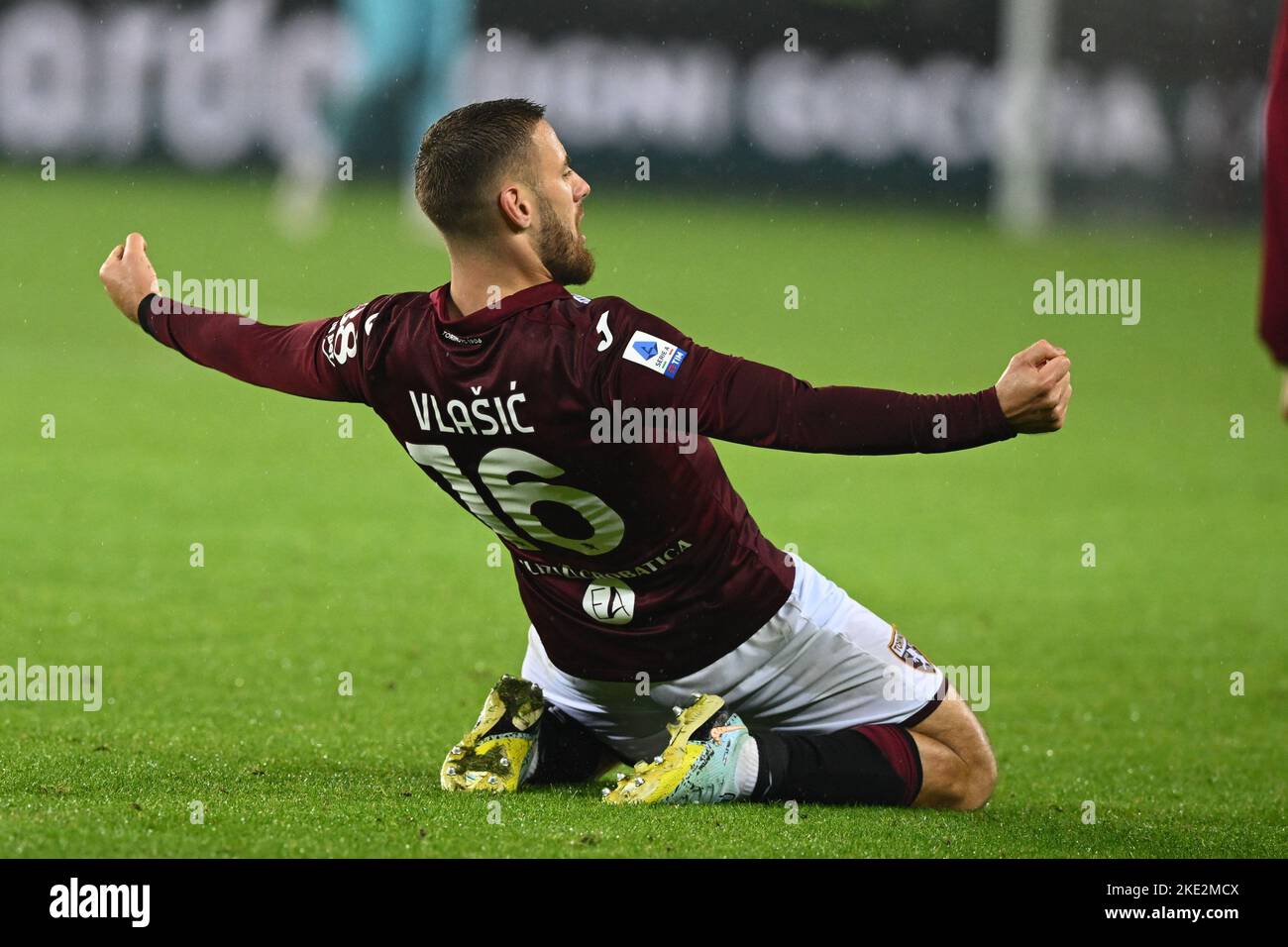 November 9, 2022: Nikola Vlasic (16 Torino FC) celebrates his goal ...