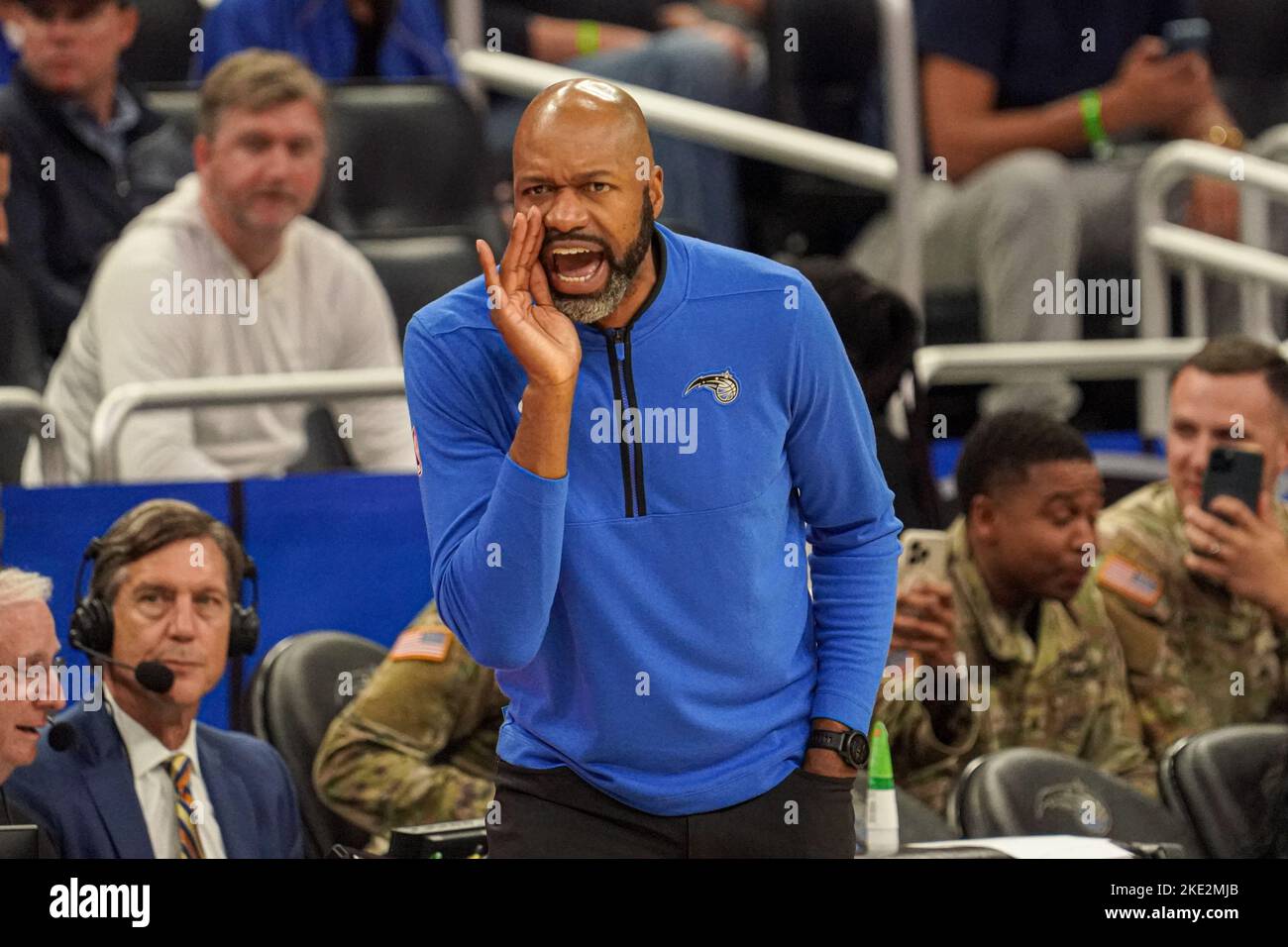 Orlando, Florida, USA, November 9, 2022, Orlando Magic Head Coach ...