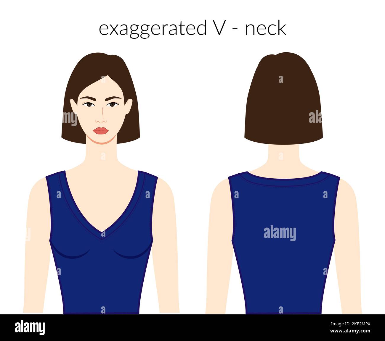 Exaggerated V - neckline knits, sweaters clothes character beautiful ...