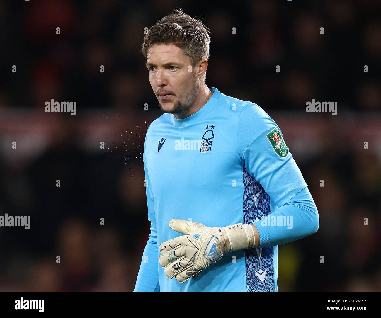 Nottingham, England, 9th November 2022. Wayne Hennessey of Nottingham ...