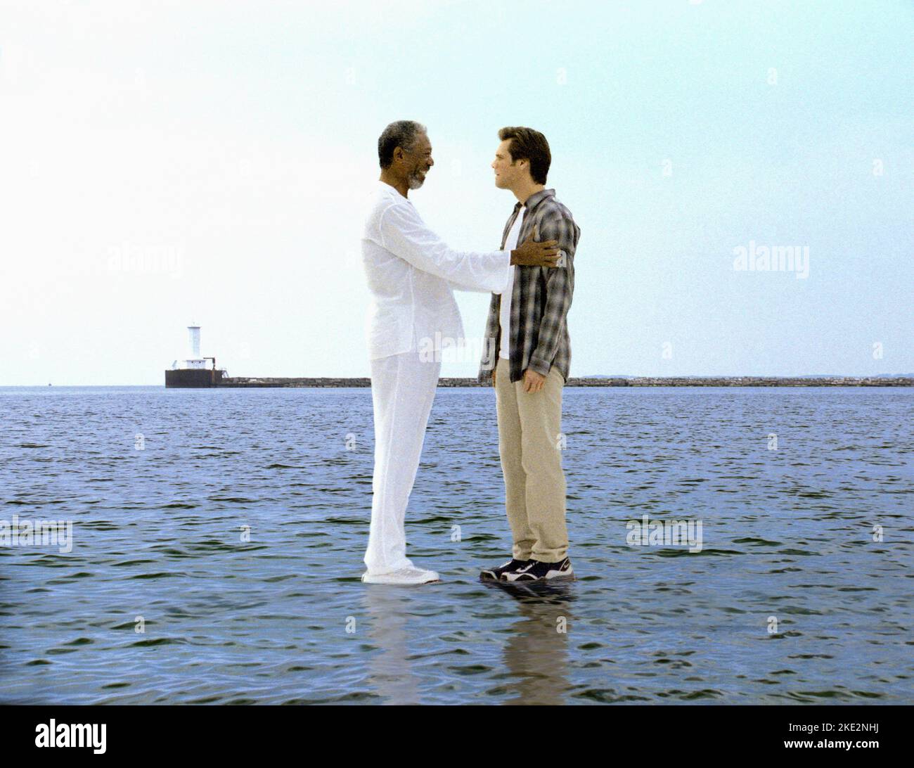 BRUCE ALMIGHTY, MORGAN FREEMAN, JIM CARREY, 2003 Stock Photo - Alamy