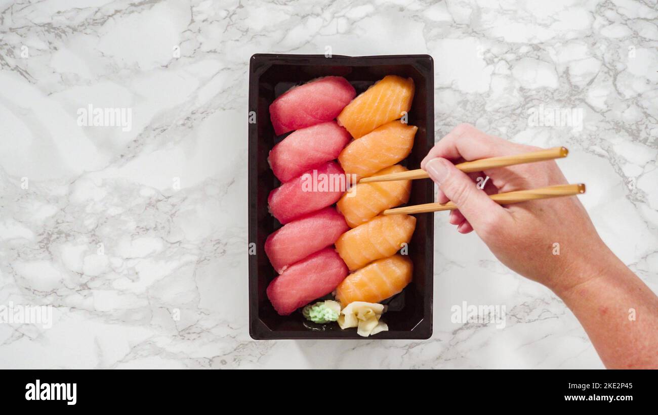 Flat lay pre packaged variety hi-res stock photography and images - Alamy