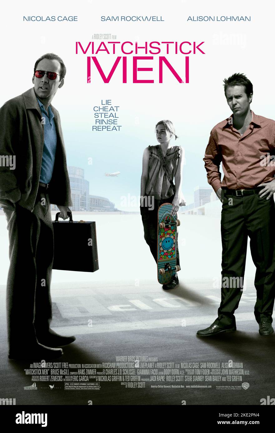 MATCHSTICK MEN, SAM ROCKWELL, ALISON LOHMAN, NICOLAS CAGE, 2003 Stock ...