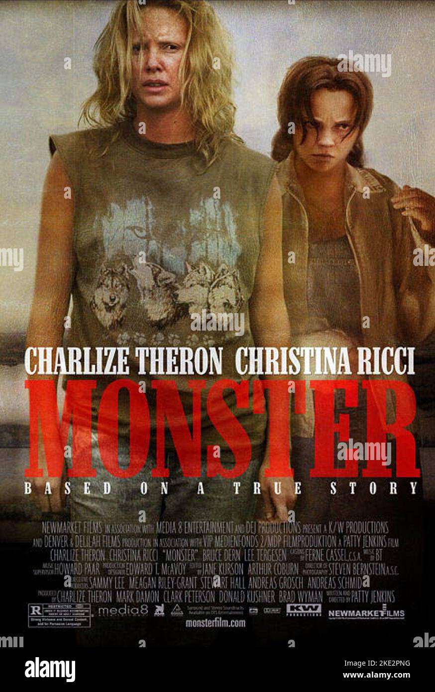 MONSTER, CHARLIZE THERON, CHRISTINA RICCI POSTER, 2003 Stock Photo - Alamy