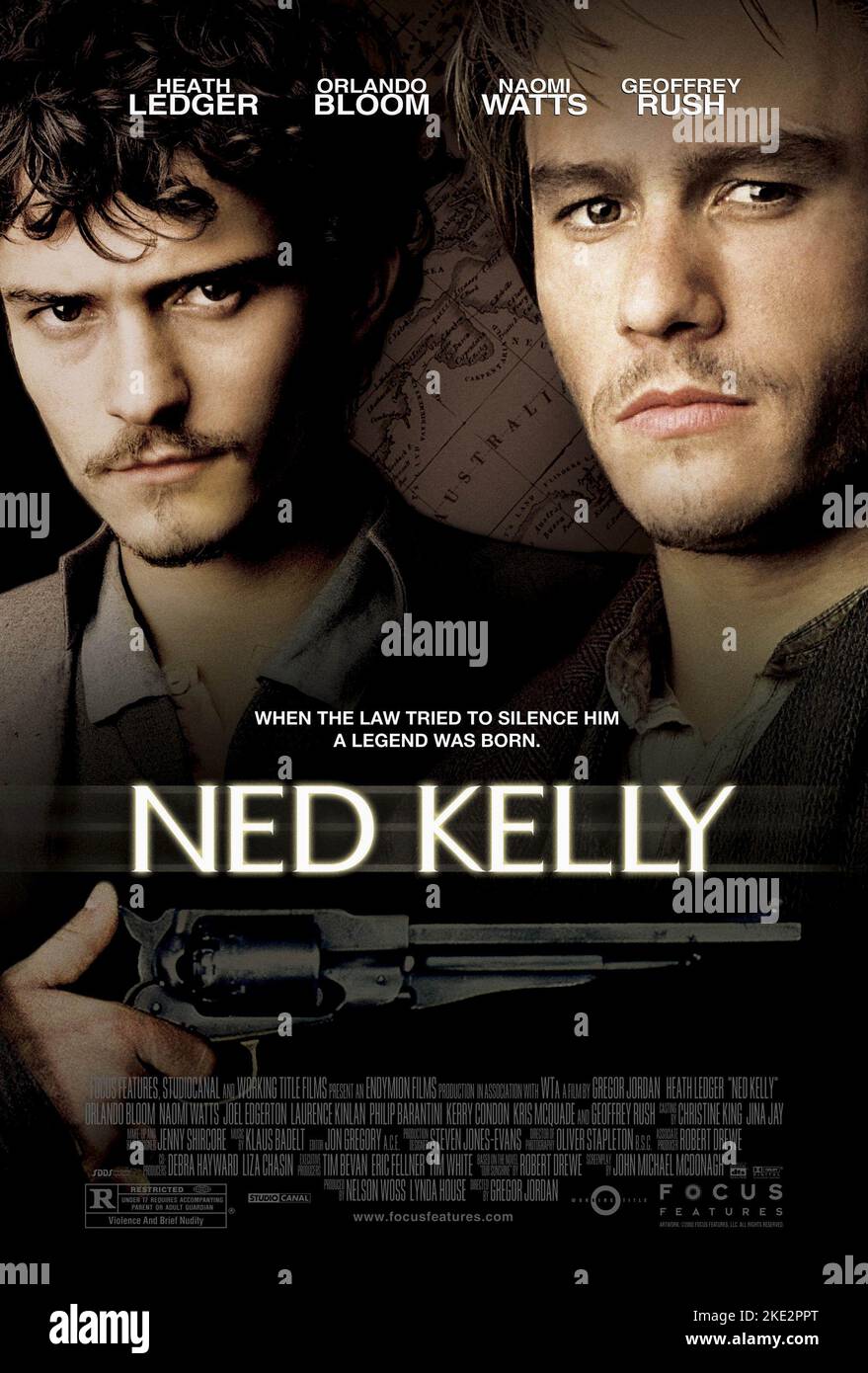 NED KELLY, FILM POSTER, 2003 Stock Photo - Alamy