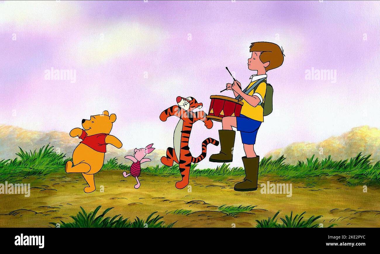 Winnie the pooh piglet tigger film title winnie the pooh hi-res stock ...