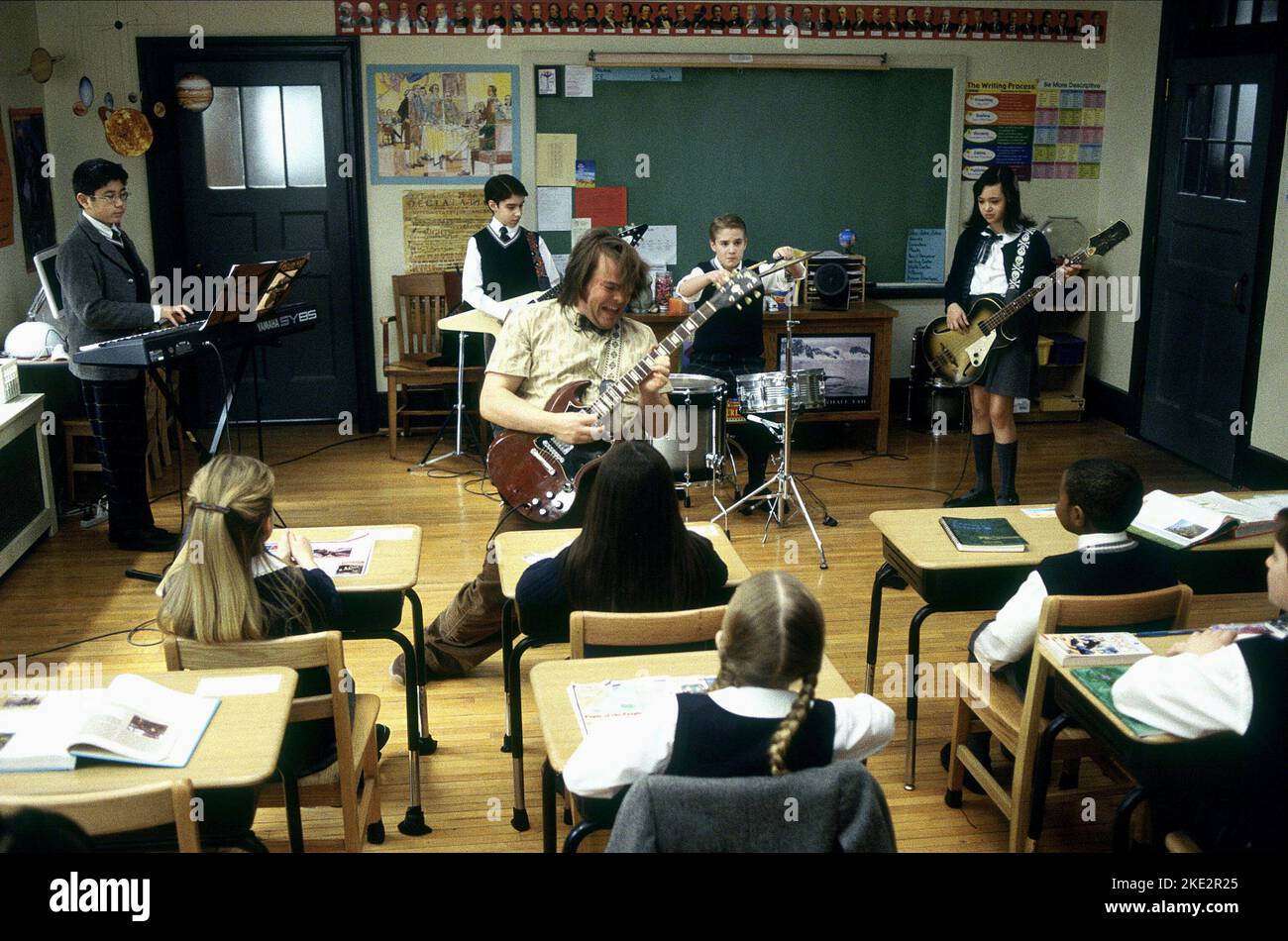 SCHOOL OF ROCK, JACK BLACK, 2003 Stock Photo - Alamy