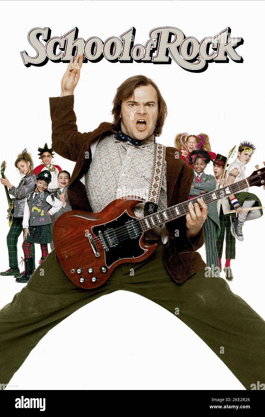 SCHOOL OF ROCK, JACK BLACK, 2003 Stock Photo - Alamy