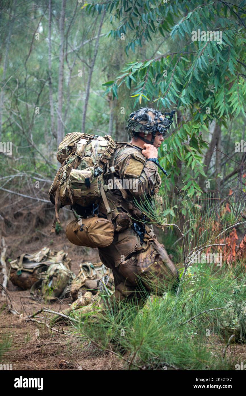 U.S. Soldiers assigned to Alpha Company, 1st Battalion, 27th Infantry ...