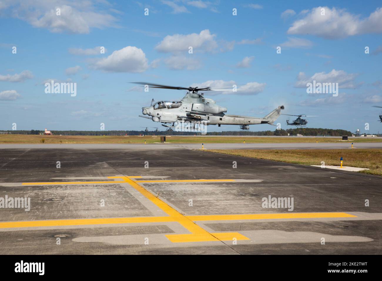 A U.S. Marine Corps AH-1Z Viper, assigned to Marine Light Attack ...