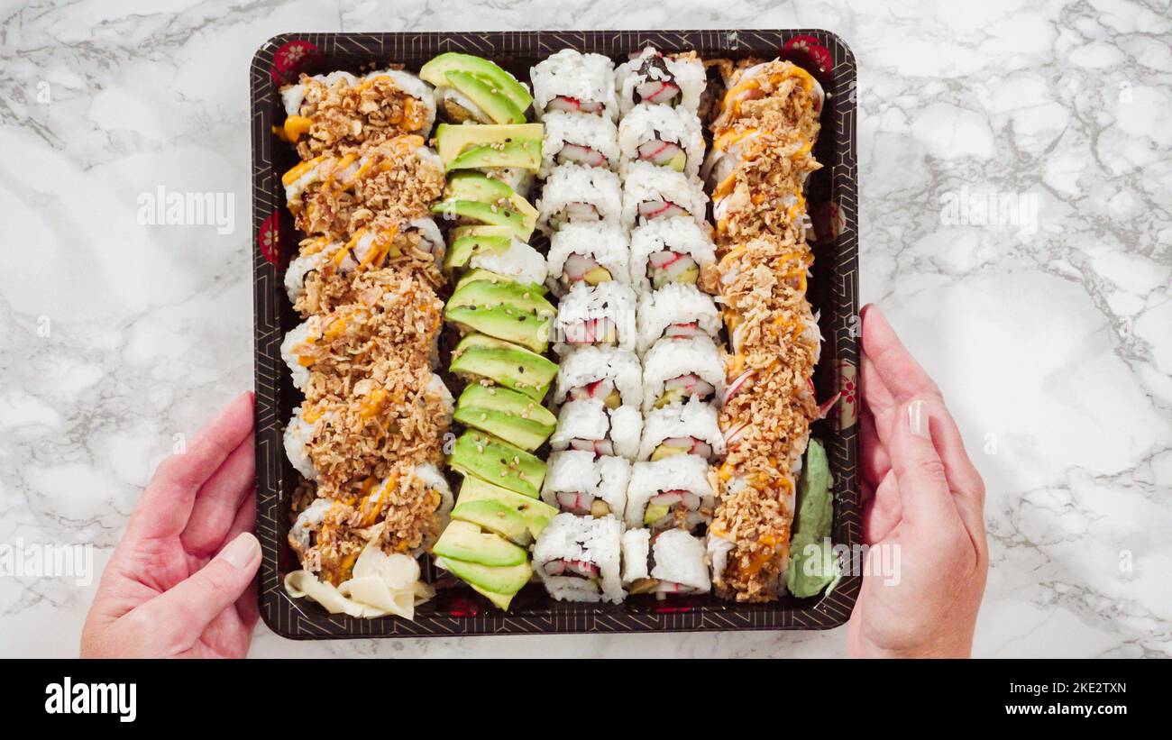 Flat lay pre packaged variety hi-res stock photography and images - Alamy