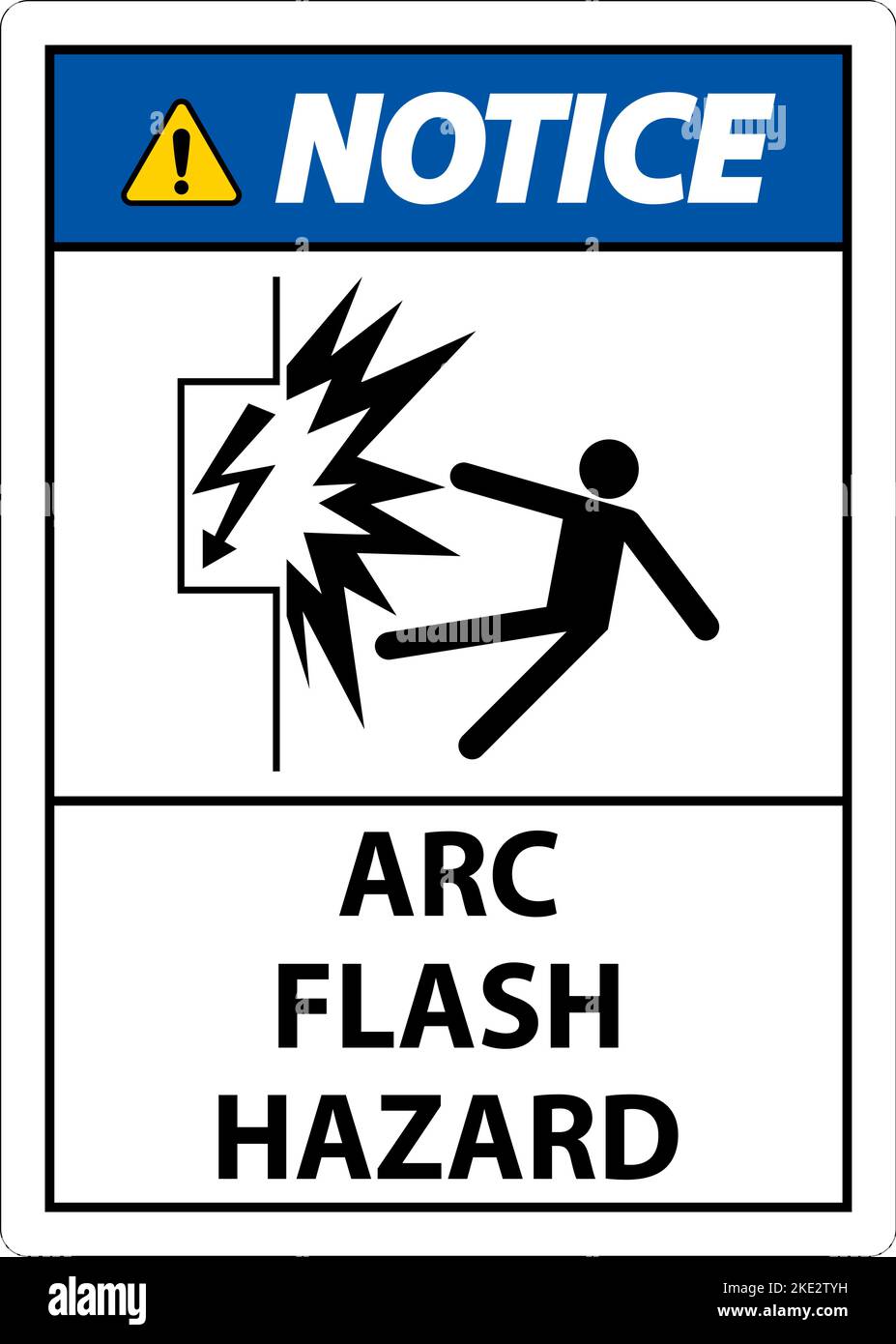 Arc flash hazard symbol sign hi-res stock photography and images - Alamy