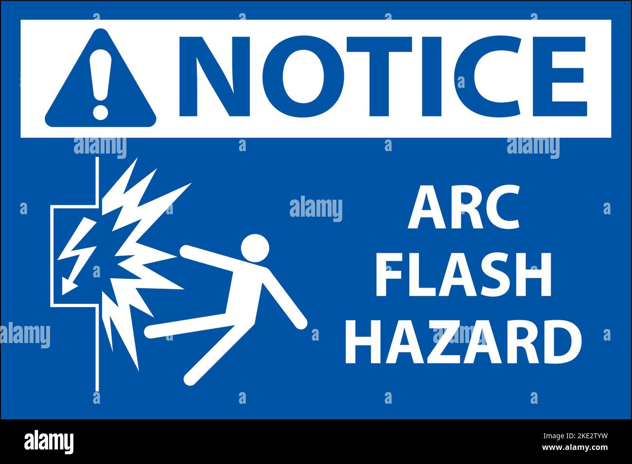 Arc flash warning Stock Vector Images - Alamy