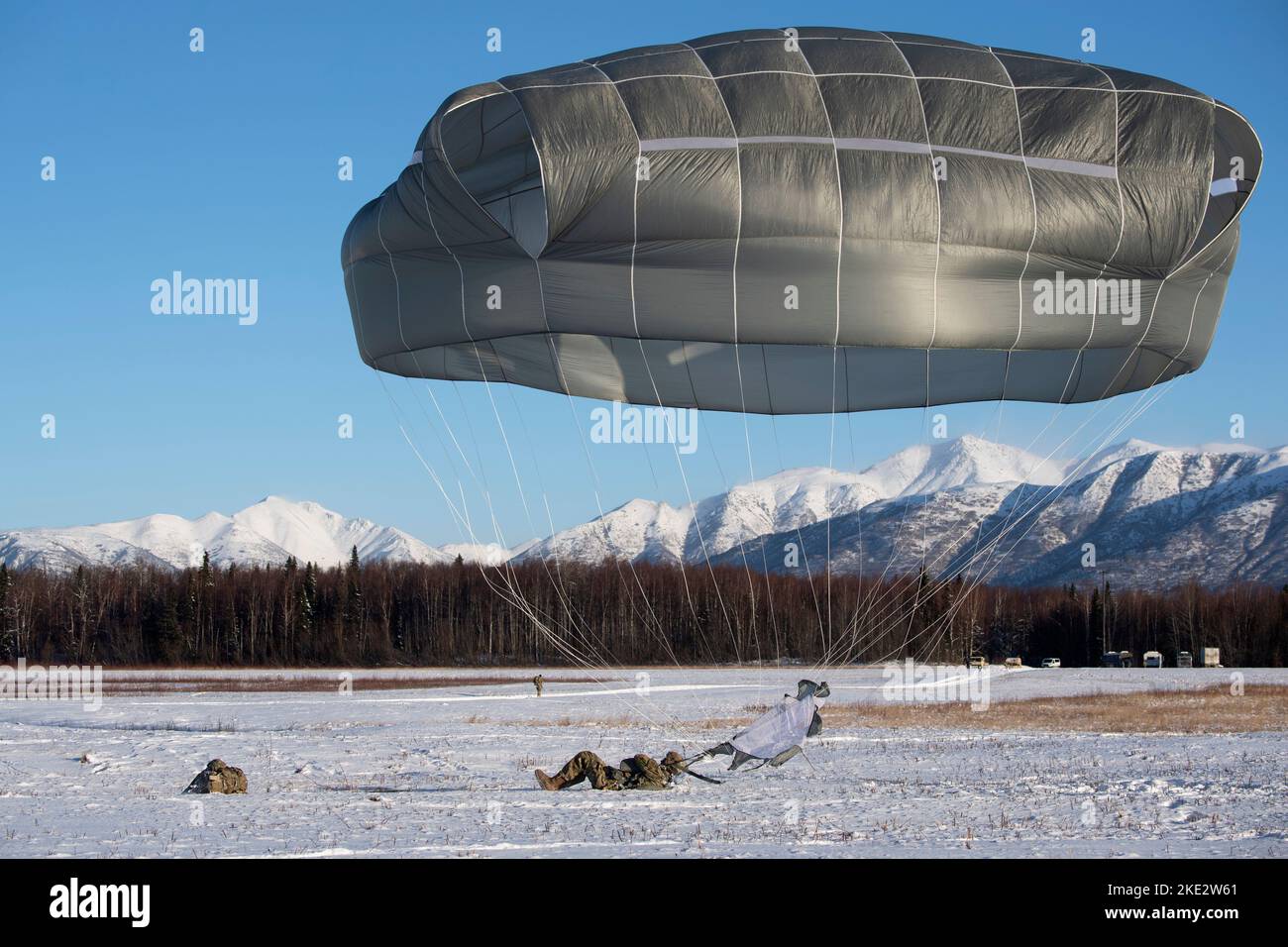 U.S. Army 2nd Lt. Alec Wilson, a paratrooper assigned to Charlie ...