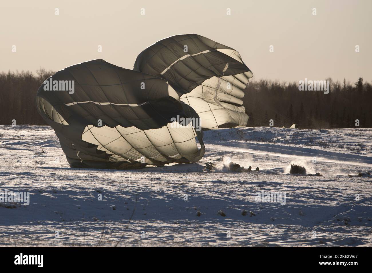 U.S. Army paratroopers assigned to the 2nd Battalion, 377th Parachute ...