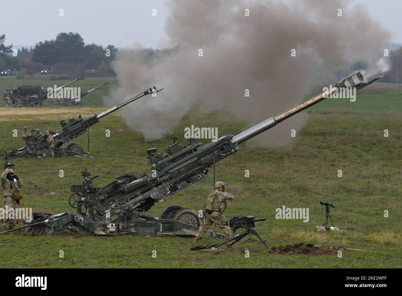 U.S. Soldiers assigned to A Battery, Field Artillery Squadron, 2nd ...