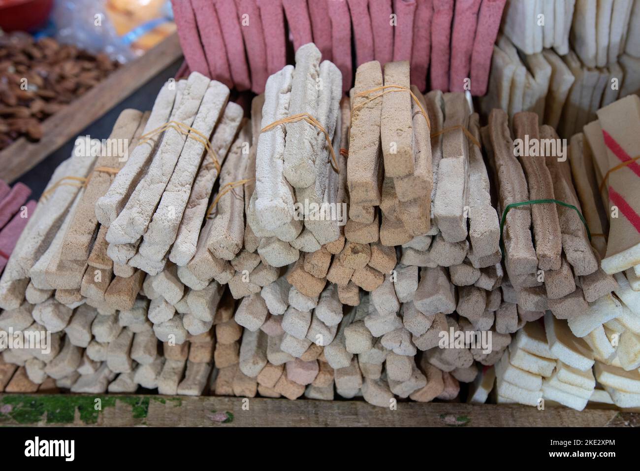 sago, from a plant with the Latin name Metroxylon sago is the staple ...