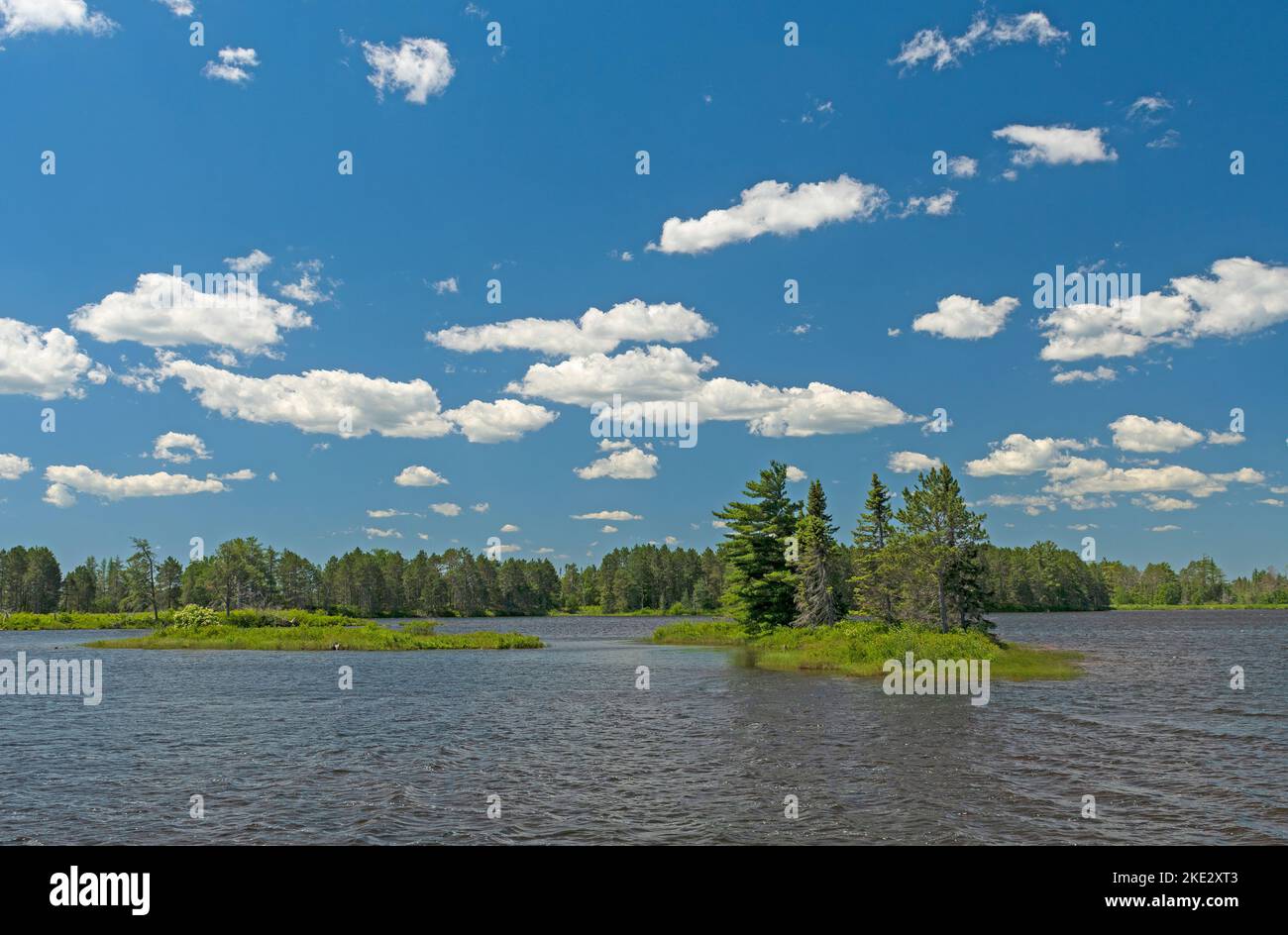 Summer Clouds in the Great North Woods in the Seney National Wildife ...