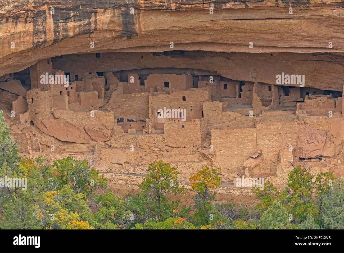 Cliff Dwelling Details in a Remote Canyon in Mesa Verde National Park ...