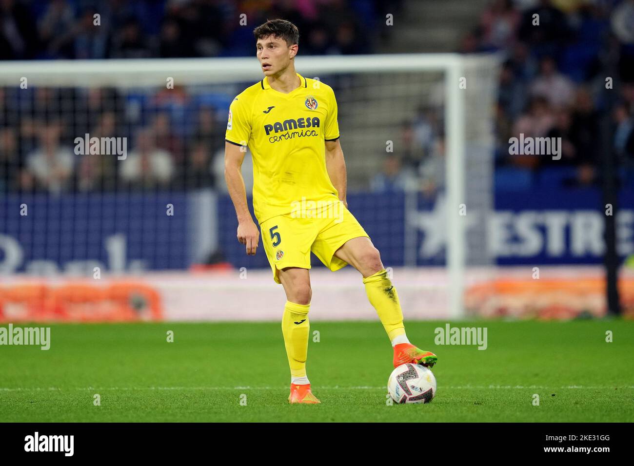 Jorge Cuenca of Villarreal CF during the La Liga match between RCD ...