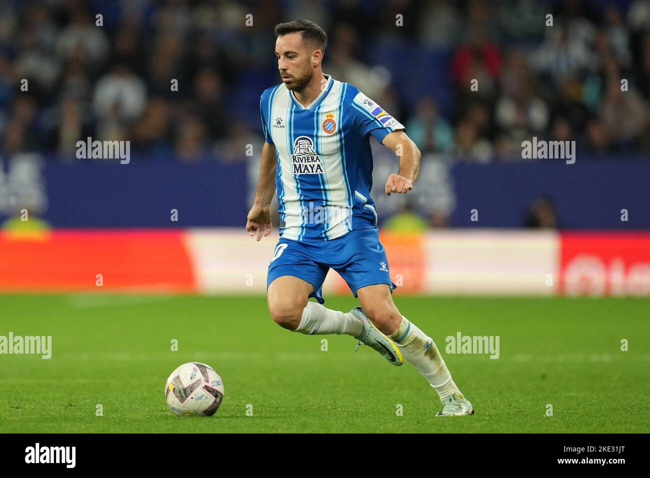 Edu Exposito of RCD Espanyol during the La Liga match between RCD ...