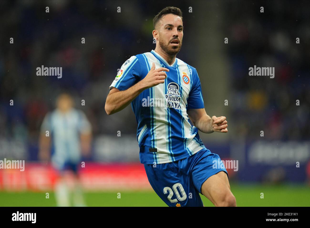 Edu Exposito of RCD Espanyol during the La Liga match between RCD ...