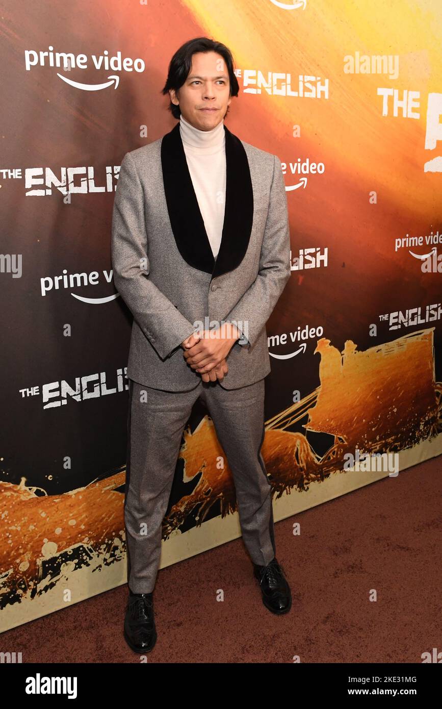 New York, NY, November 9, 2022. Chaske Spencer attends The English ...