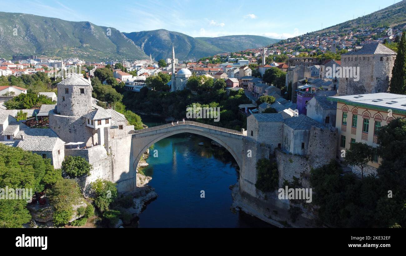 Stari most drone hi-res stock photography and images - Alamy