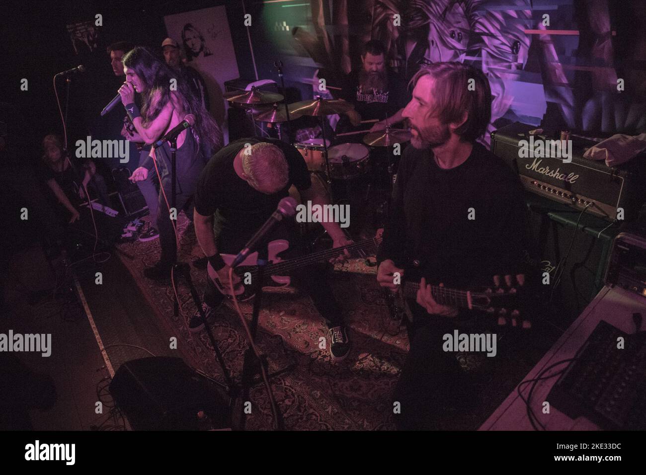 November 9, 2022, Ferrara, Emila Romagna, Italy: The Ignite band, after ...