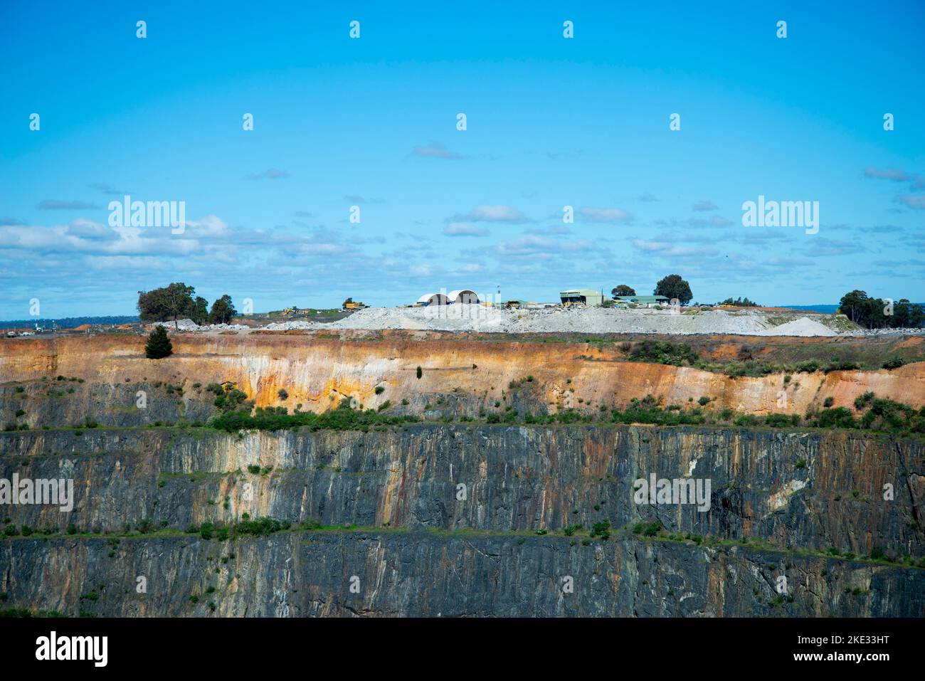Historic Cornwall Pit in Greenbushes Mine - Western Australia Stock ...