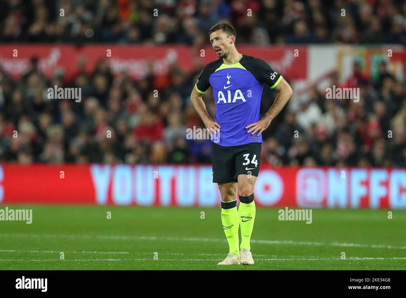Clément Lenglet #34 of Tottenham Hotspur during the Carabao Cup Third ...